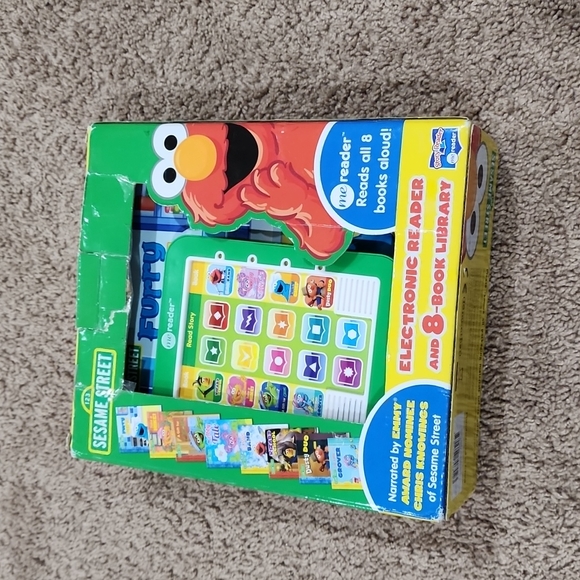 Sesame Street | Toys | Sesame Street Electronic Reader And 8 Book ...